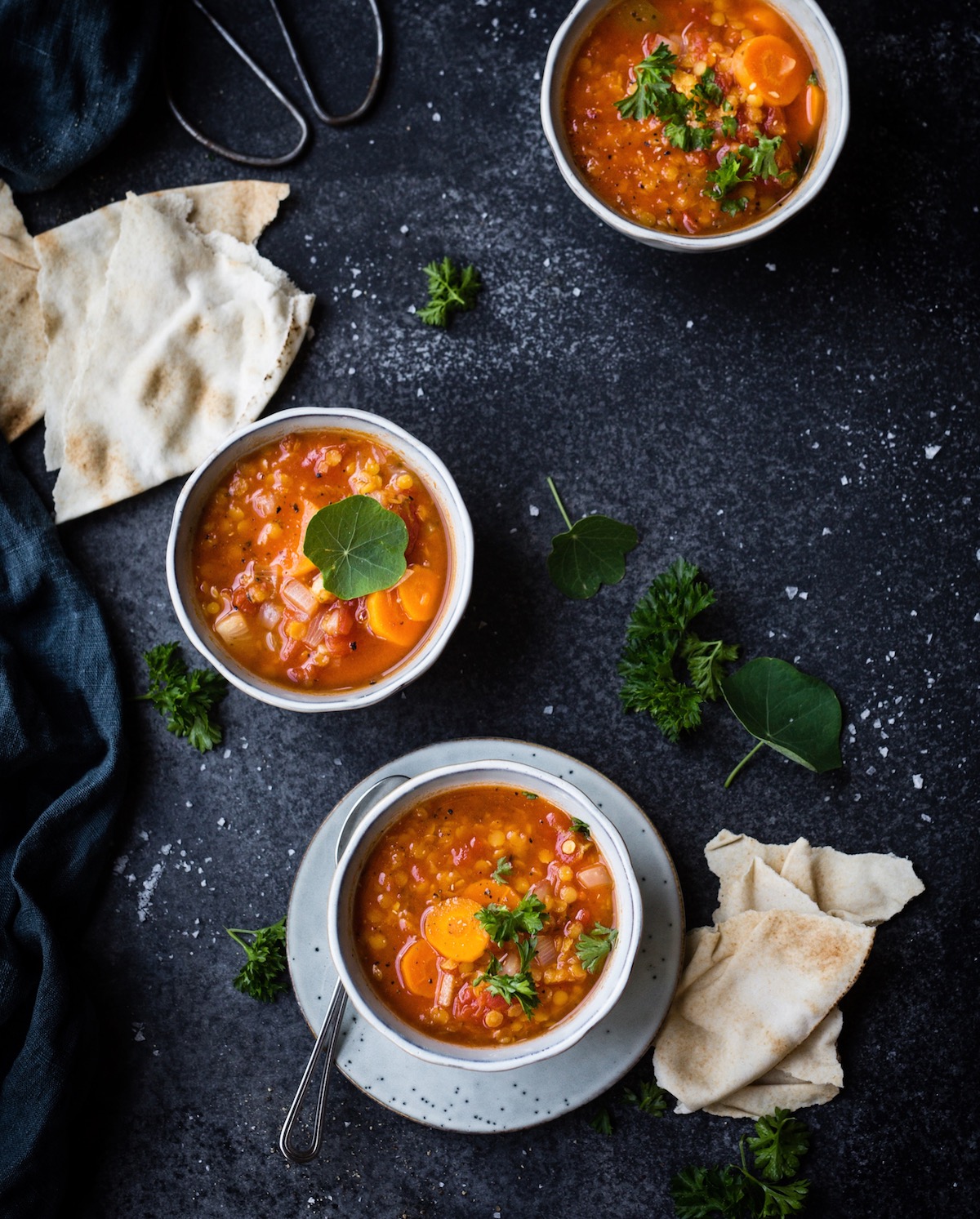 Linssoppa med tomat och vitt vin | By diadonna